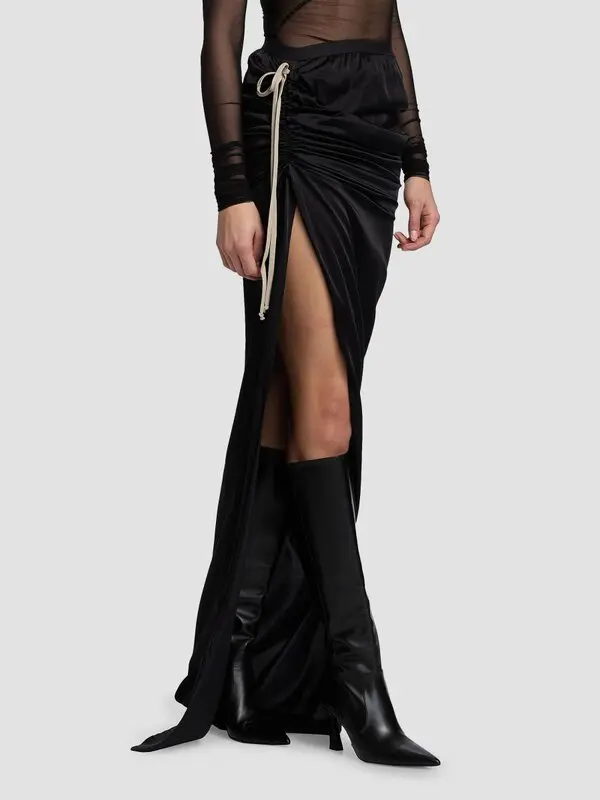 Rick Owens Edfu Fluid Maxi Skirt