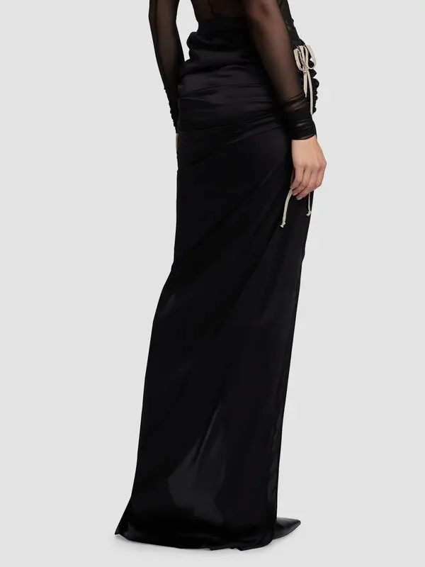Rick Owens Edfu Fluid Maxi Skirt