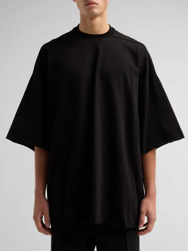Rick Owens Tommy Oversized Cotton Crewneck T-shirt