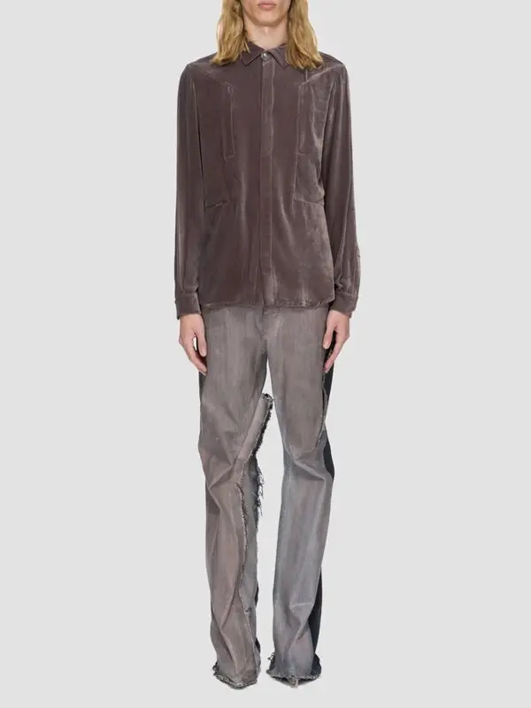 Rick Owens Fogpocket Velvet Outershirt