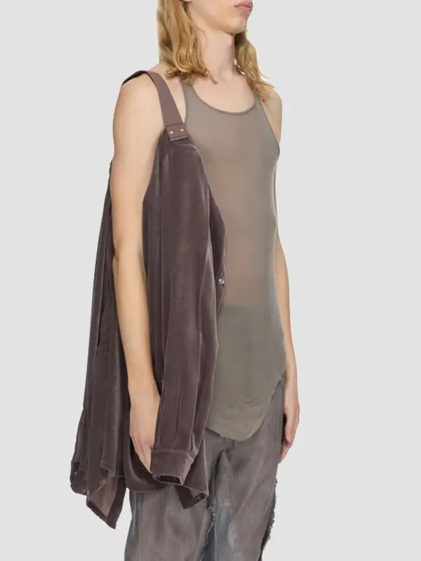 Rick Owens Fogpocket Velvet Outershirt