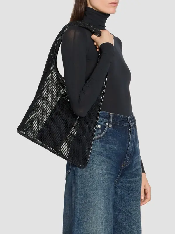 Alaïa One Piece Mesh Hobo Bag