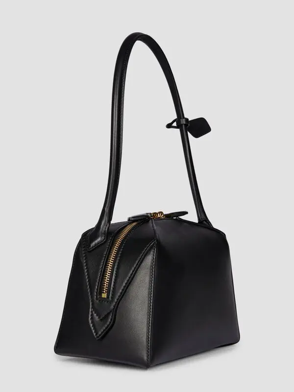 Alaïa Le Bouledogue Small Leather Shoulder Bag