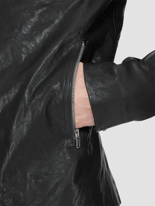 Rick Owens Release Leather Jacket
