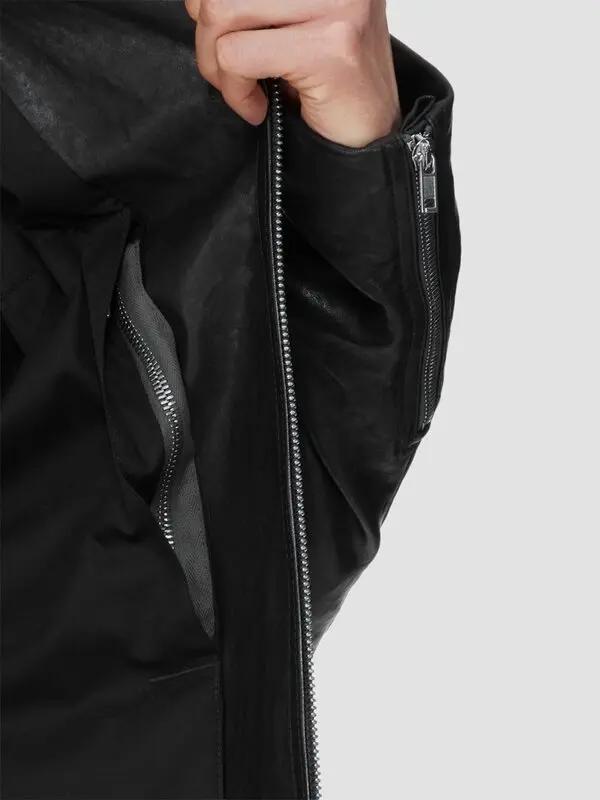 Rick Owens Release Leather Jacket