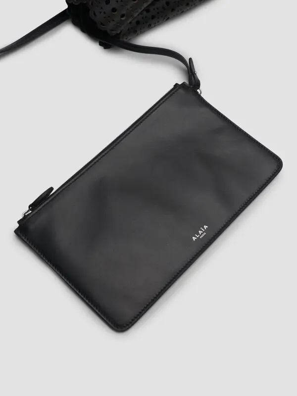 Alaïa Mina Large Eyelet Leather Tote Bag