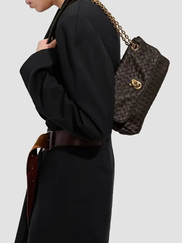 Bottega Veneta Madison Leather Chain Shoulder Bag