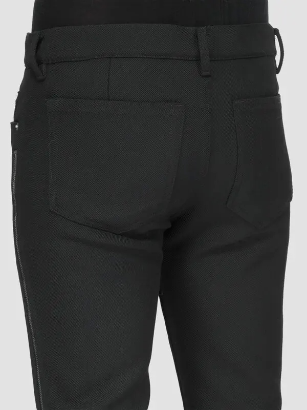 Rick Owens Vega Wool Zip-cuff Jeans
