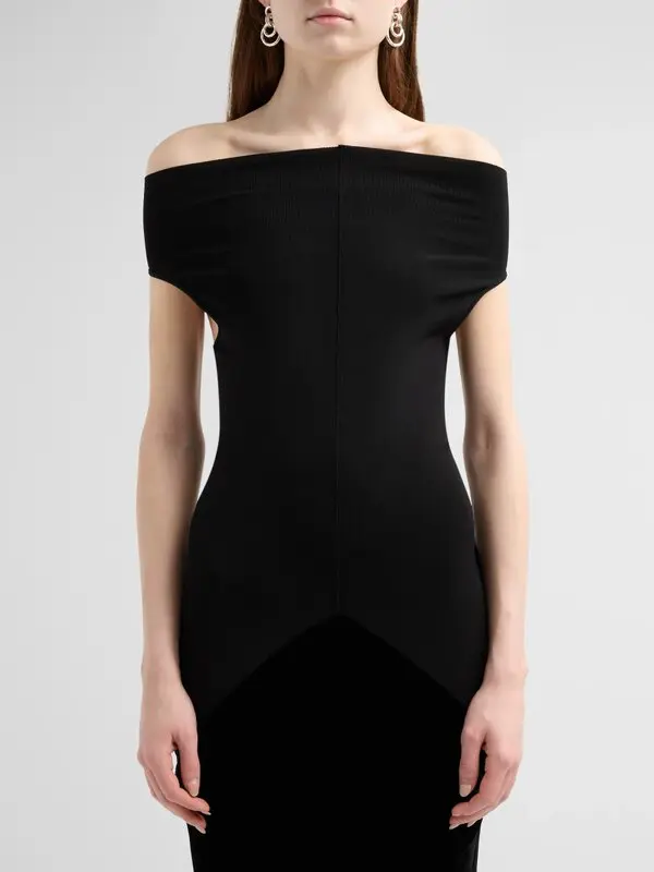 Rick Owens Sliced Midi Dress
