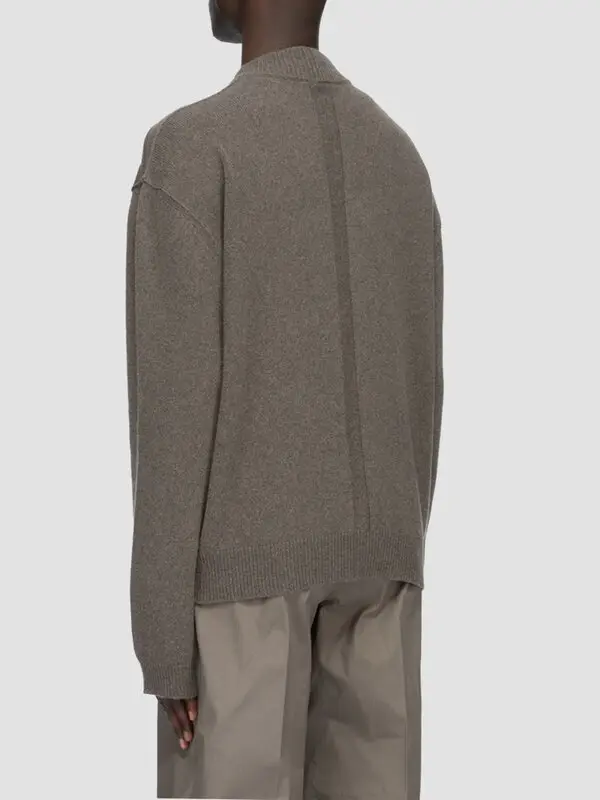 Rick Owens Tommy Lupetto Cashmere-wool Crewneck Sweater