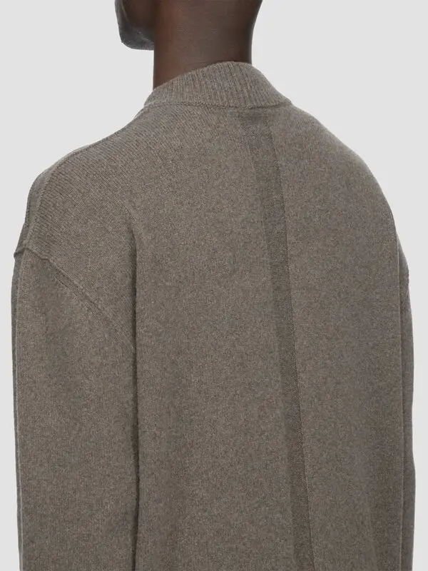 Rick Owens Tommy Lupetto Cashmere-wool Crewneck Sweater