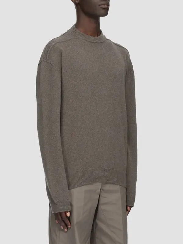 Rick Owens Tommy Lupetto Cashmere-wool Crewneck Sweater