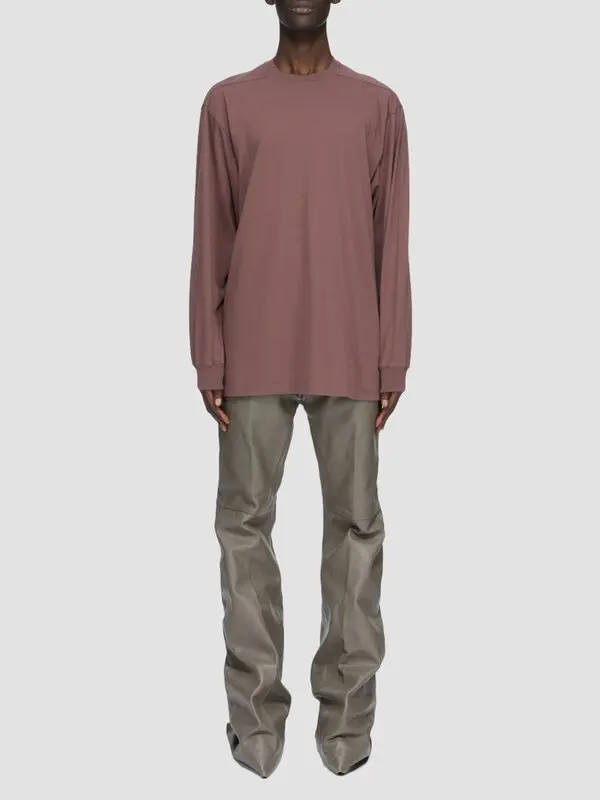 Rick Owens Jumbo Oversized Long-sleeve Cotton T-shirt