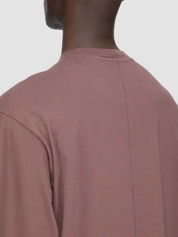 Rick Owens Jumbo Oversized Long-sleeve Cotton T-shirt