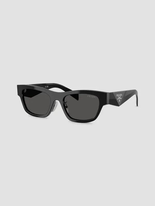 Prada 53mm Butterfly Sunglasses - Black