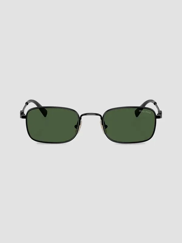 Miu Miu 49mm Rectangular Sunglasses
