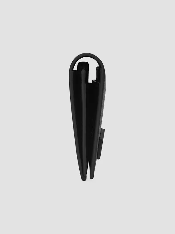 Saint Laurent Cassandre Continental Wallet In Grain De Poudre Leather