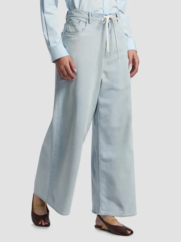 MAISON MARGIELA Drawstring Mid-rise Wide-leg Jeans