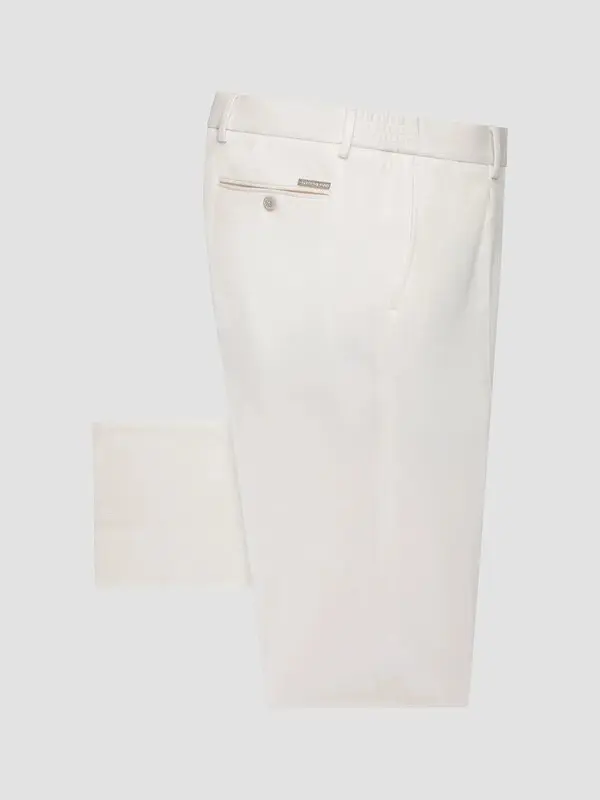 Stefano Ricci Alpha Yarn Cashmere Trousers - White