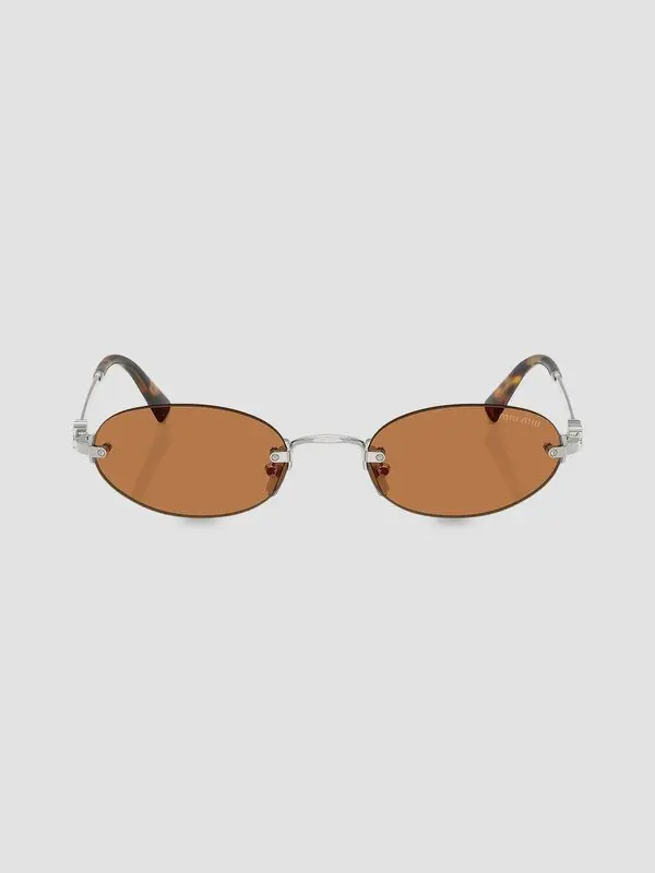 Miu Miu 51mm Oval Sunglasses