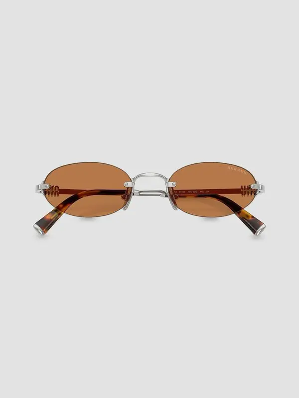 Miu Miu 51mm Oval Sunglasses