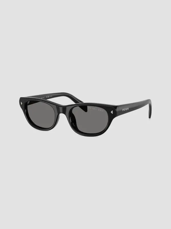 Prada 52mm Cat-eye Sunglasses - Black