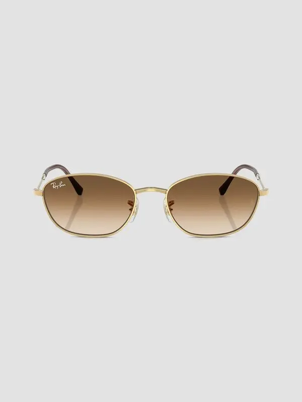 Ray-ban 0rb3749 55mm Geometric Sunglasses - Gold Flash
