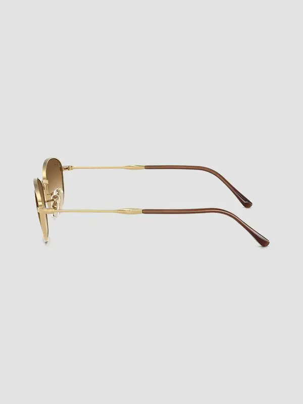 Ray-ban 0rb3749 55mm Geometric Sunglasses - Gold Flash