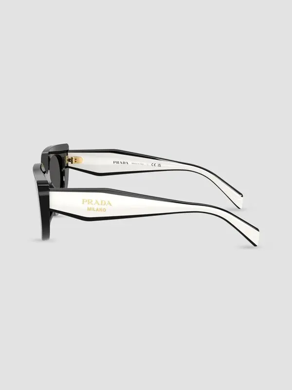 Prada 54mm Oval Cat-eye Sunglasses