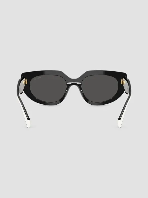 Prada 54mm Oval Cat-eye Sunglasses
