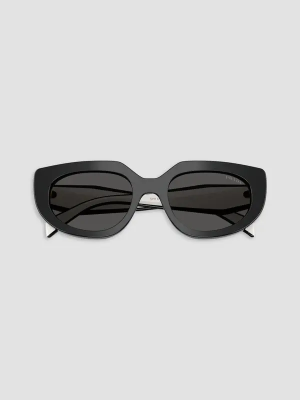 Prada 54mm Oval Cat-eye Sunglasses