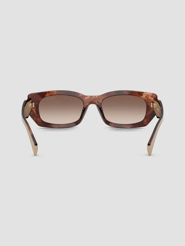 Prada 53mm Rectangle Pillow Sunglasses