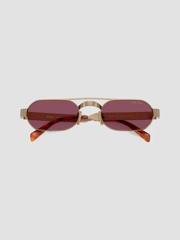 Miu Miu 52mm Oval Sunglasses