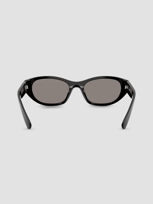 Miu Miu 53mm Geometric Sunglasses - Black