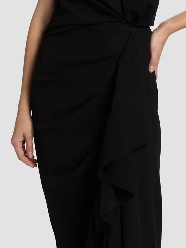 Michael Kors Cascade Virgin Wool Midi-skirt