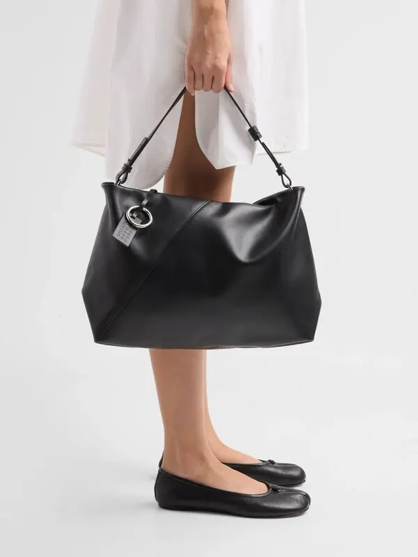 MAISON MARGIELA Folded Leather Pochette Bag