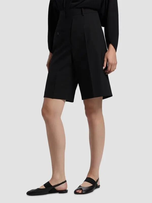 MAISON MARGIELA Tailored Wool-blend Bermuda Shorts