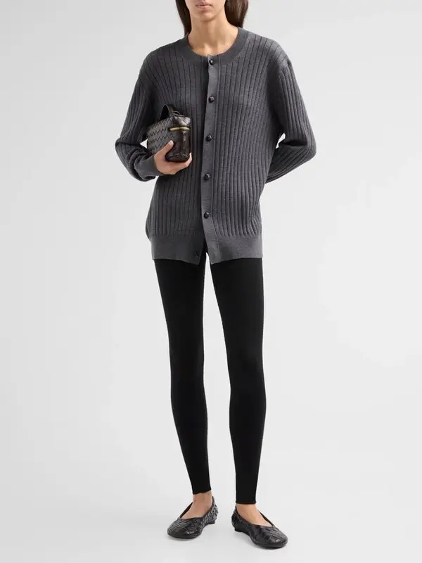 Bottega Veneta Seamless Wool Leggings