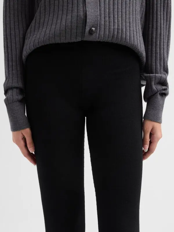 Bottega Veneta Seamless Wool Leggings