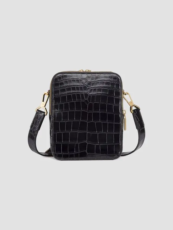 Stefano Ricci Crocodile Leather Messenger Bag