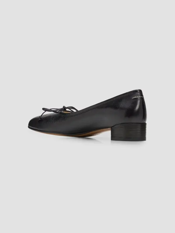 MAISON MARGIELA Bow-detail 30mm Leather Pumps