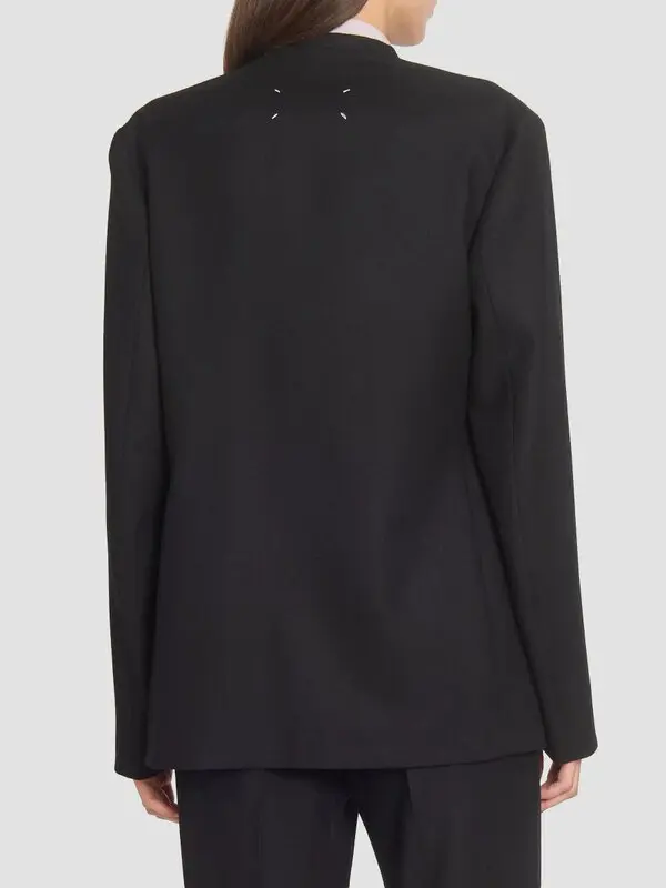 MAISON MARGIELA Wool Flannel Blazer