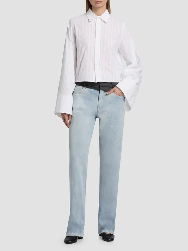 MAISON MARGIELA Layered Straight-leg Jeans