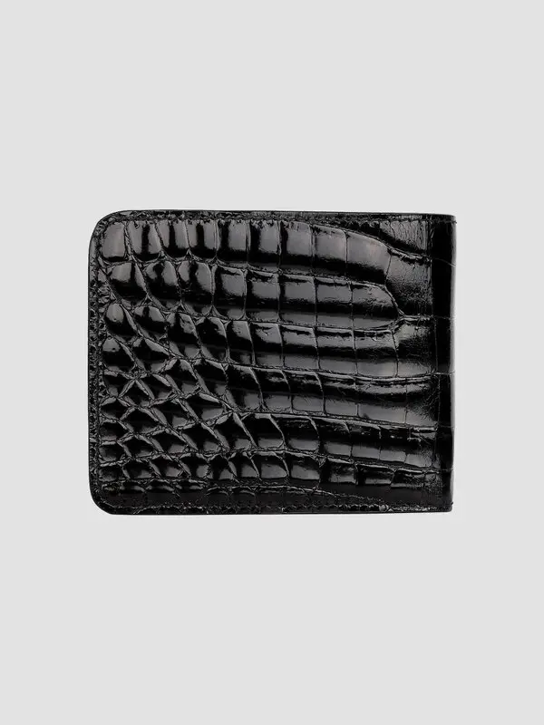 Stefano Ricci Bifold Croc Gloss Wallet