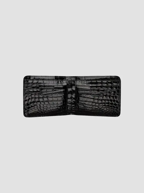 Stefano Ricci Bifold Croc Gloss Wallet
