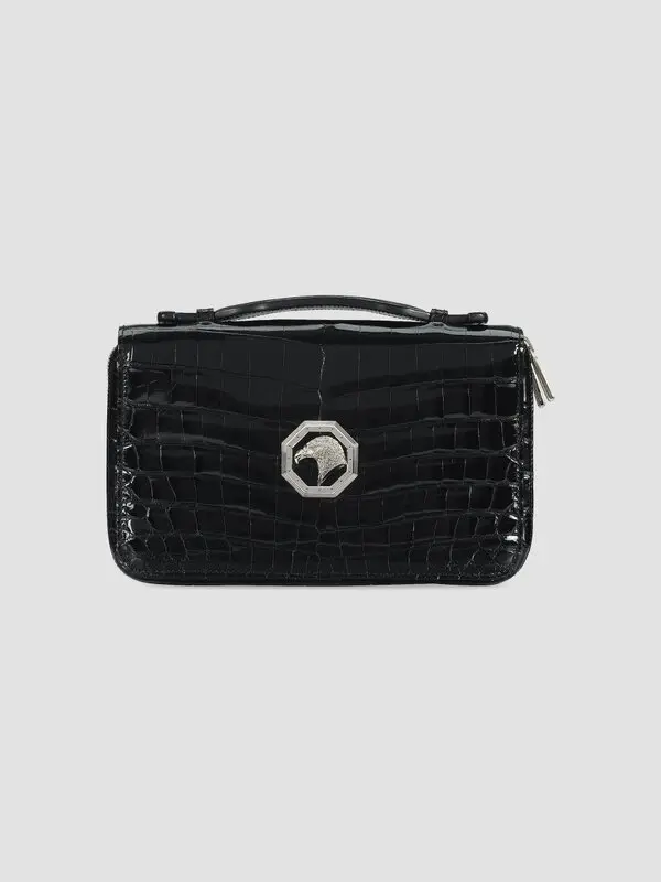 Stefano Ricci Multi Use Leather Wallet - Black