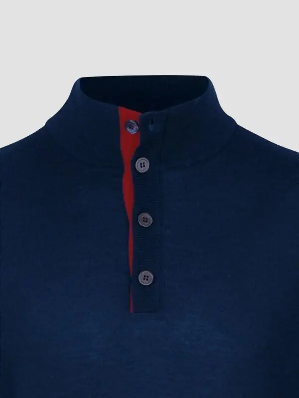 Stefano Ricci Buttoned Mockneck Sweater