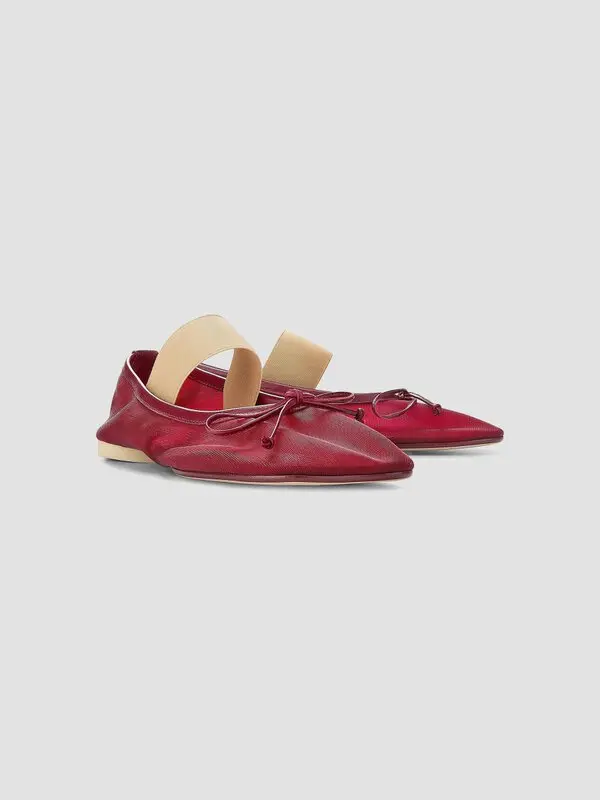 MAISON MARGIELA Elastic Mesh Ballet Flats