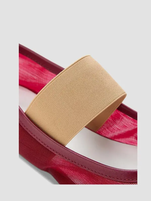 MAISON MARGIELA Elastic Mesh Ballet Flats