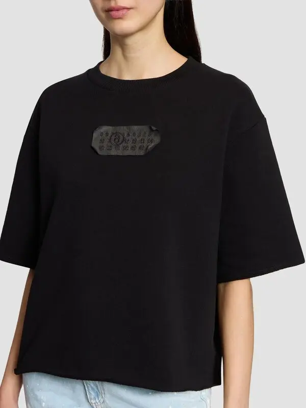 MAISON MARGIELA Oversized Cotton Logo T-shirt
